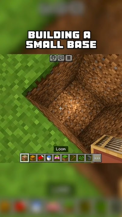 Minecraft smallest base..🏕 - YouTube