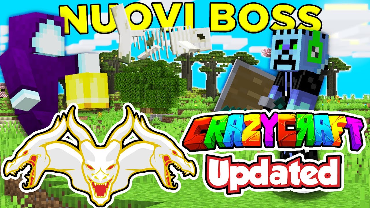 NUOVI BOSS DA AFFRONTARE - CRAZY CRAFT Updated - YouTube