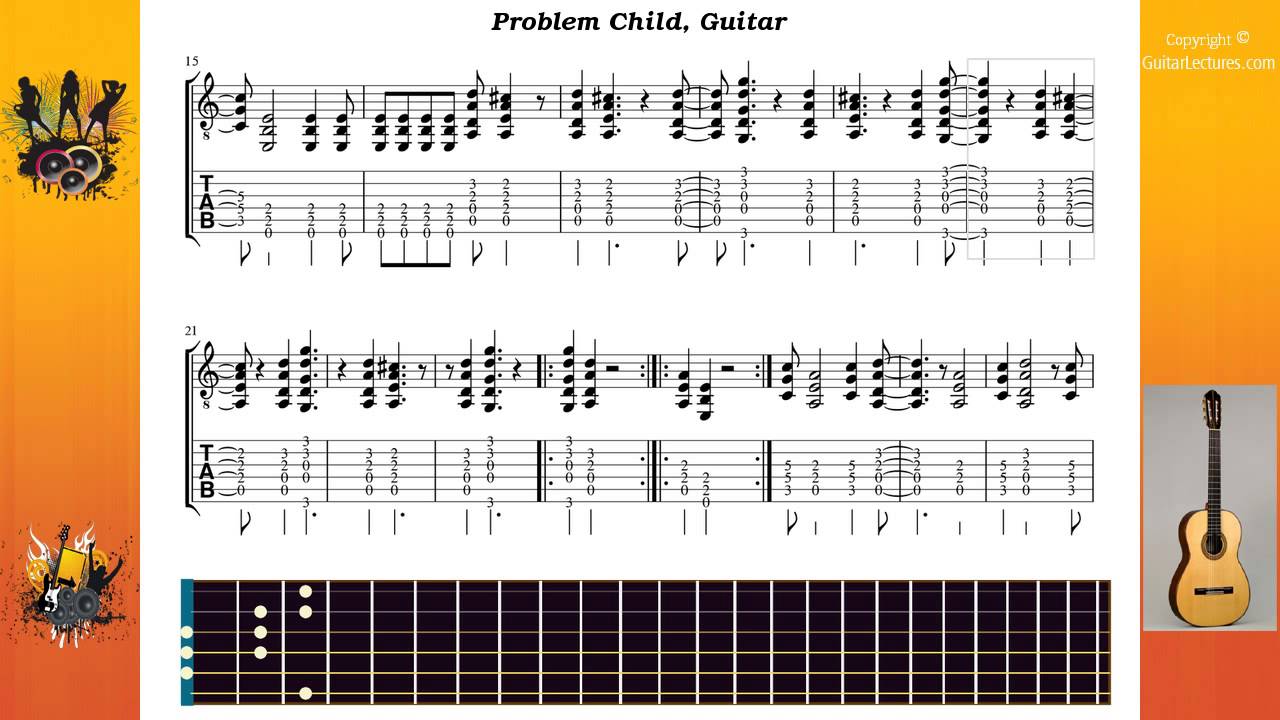 Problem Child - Acdc - Guitar - YouTube