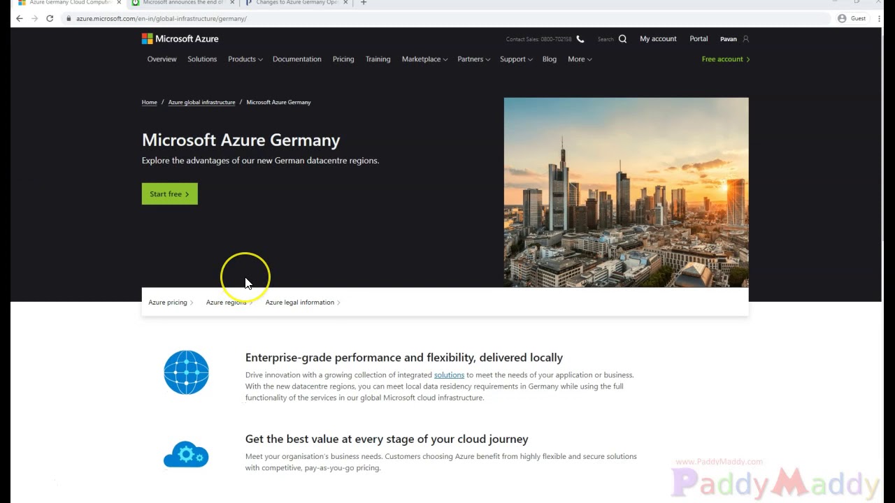 what is Azure Germany Services how it is different from Azure Cloud ...