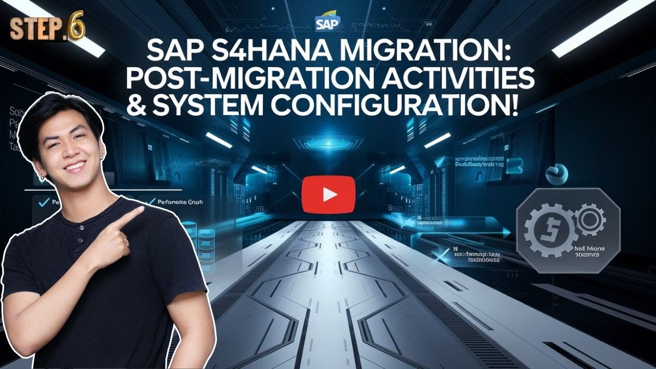 Step 6 SAP S/4HANA Migration: Post-Migration Activities & System ...
