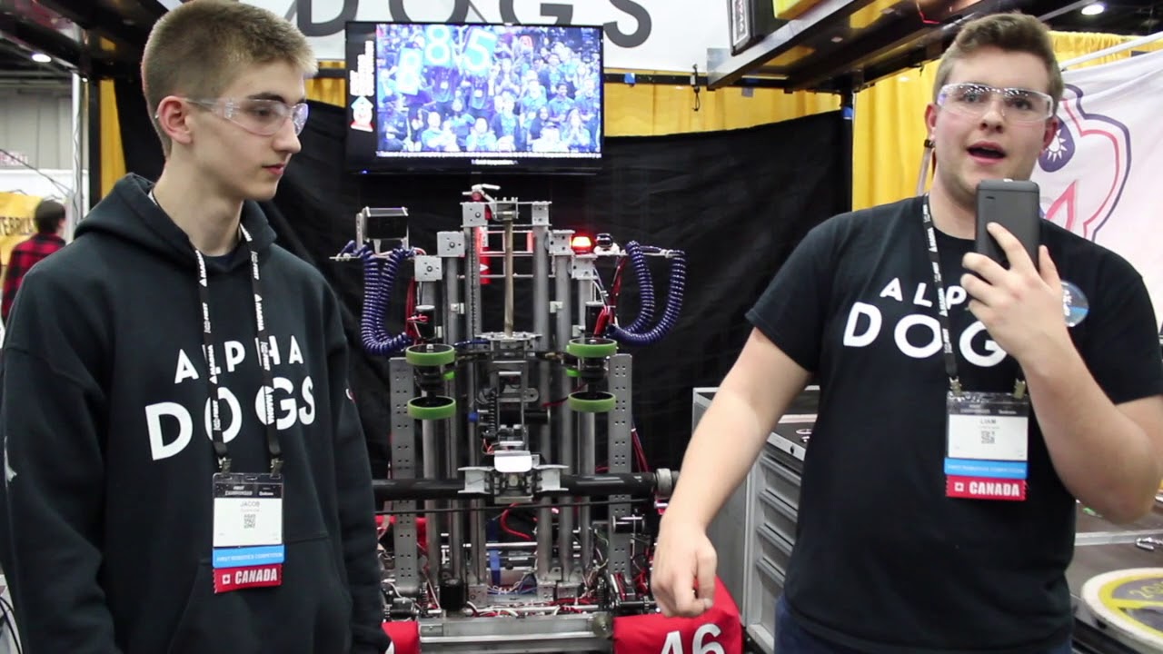 Behind the Bumpers FRC4946 The Alpha Dogs 2019 Competition Season - YouTube