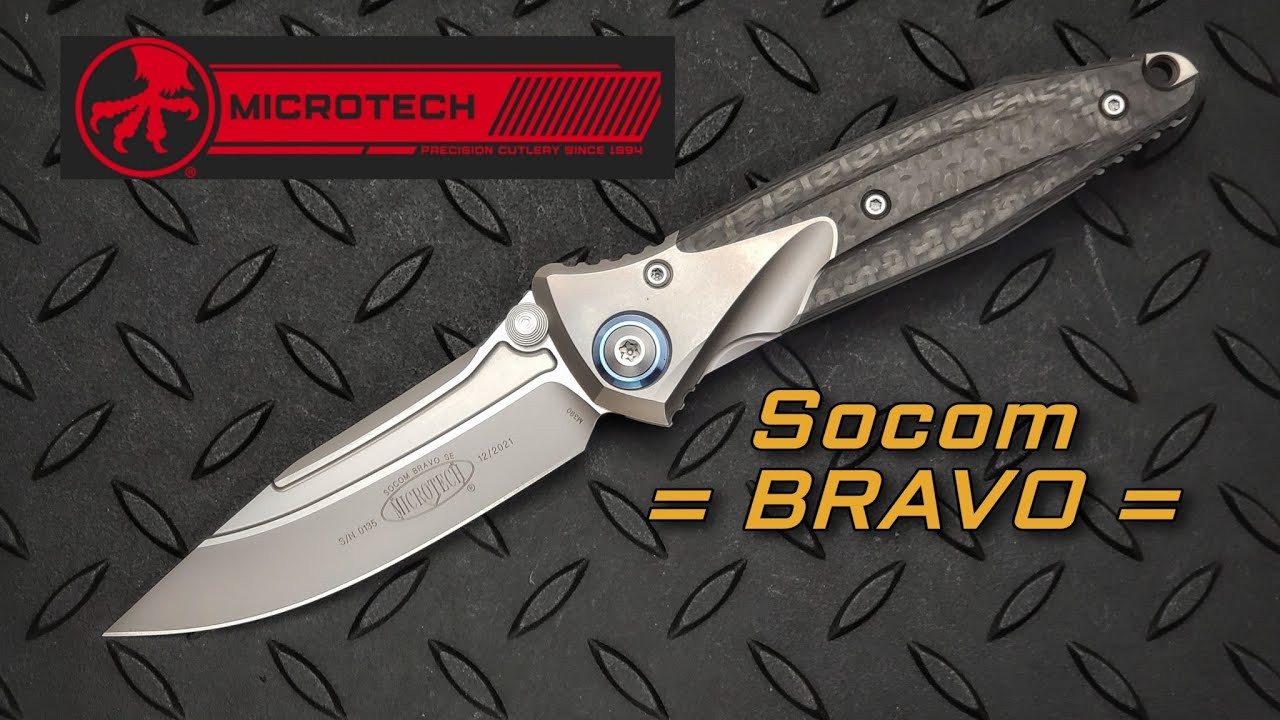Microtech Socom Bravo: New Collaboration Knife, Manual Side Opener and ...