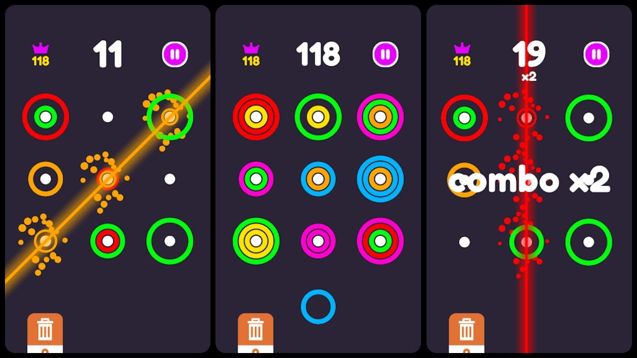 Color Rings Puzzle - Relax Gameplay Android - YouTube