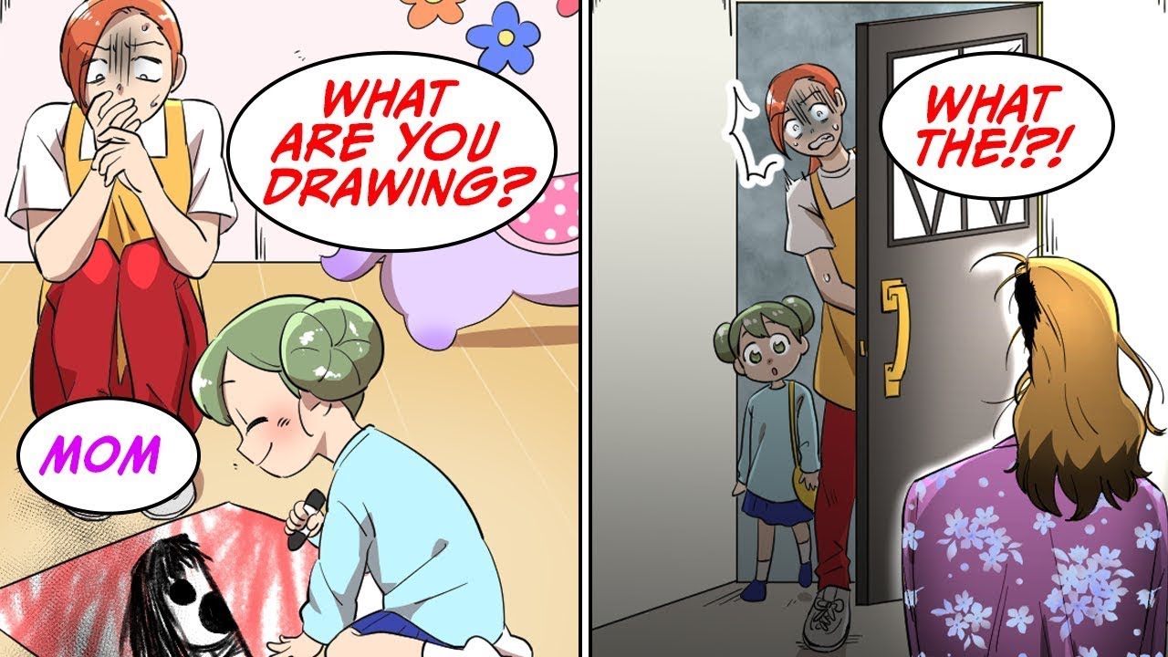 One of my students started drawing a picture of her mom, but then ...