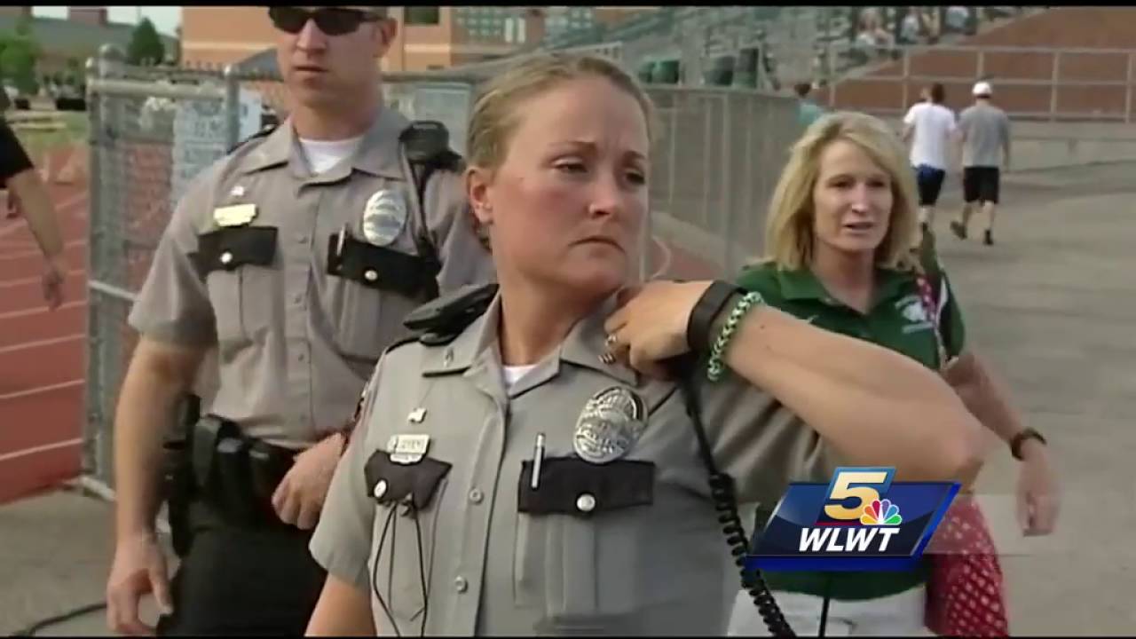 Mason-Moeller football game postponed due to bomb threat - YouTube