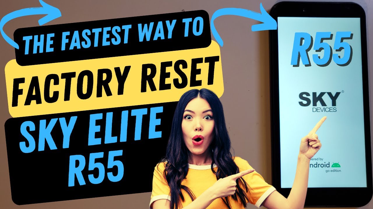 Sky Elite R55 - How to Factory Reset Hard Reset - YouTube