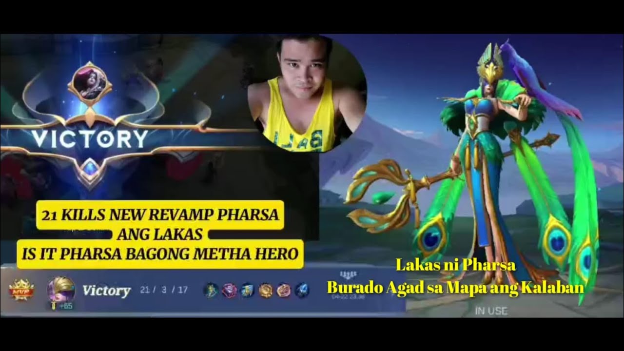 New Revamp Pharsa Best Build Best Combo Rank Game🎮 Back to METHA Pharsa ...