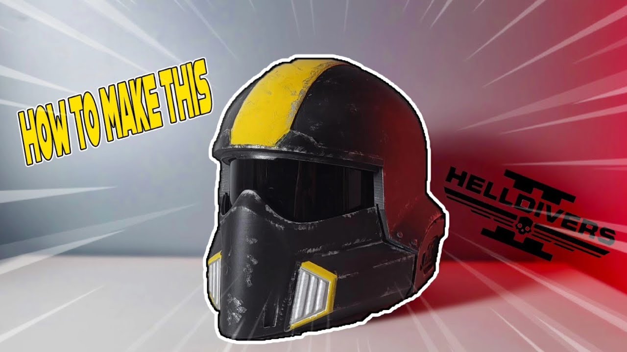 Crafting the Ultimate Helldivers 2 Helmet: A Step-by-Step Tutorial - YouTube