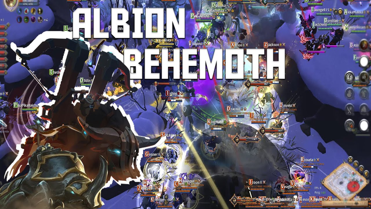 Albion Online ZvZ | Season 11 [ R A I D ] Battle Mount POV | Behemoth ...