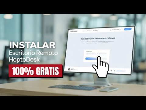 ¡Aprende a instalar HopToDesk ESCRITORIO REMOTO que es GRATIS en minutos!