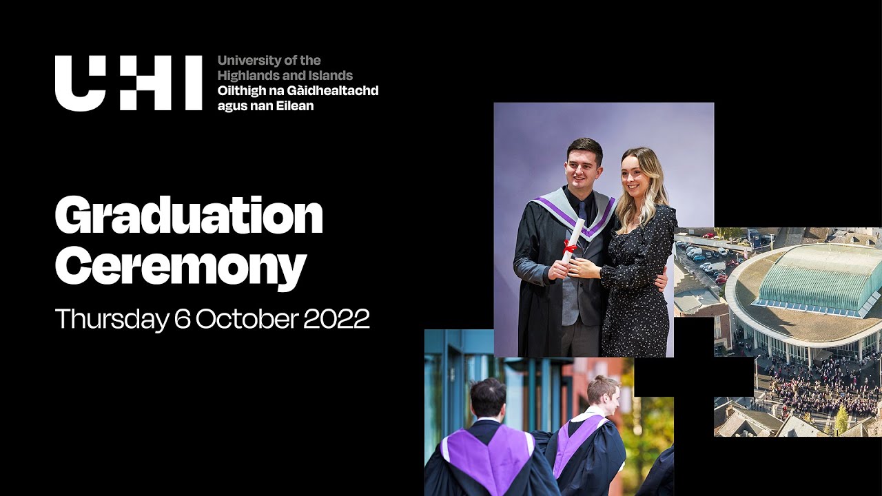 Perth College UHI Graduation 2022 - YouTube
