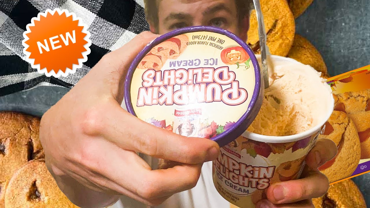 NEW LITTLE DEBBIE DELIGHTS! Ice Cream Review! PUMPKIN! - YouTube