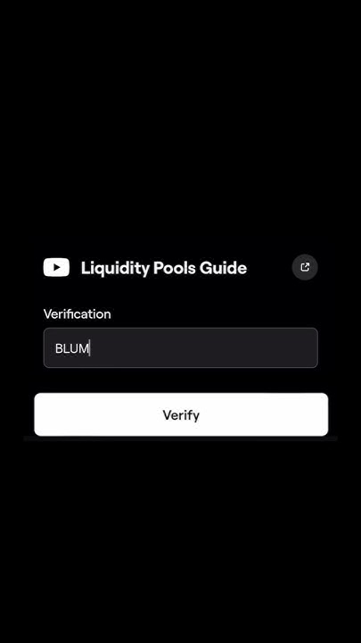Liquidity Pools Guild - Blum Code | Mật mã Blum mới nhất - YouTube