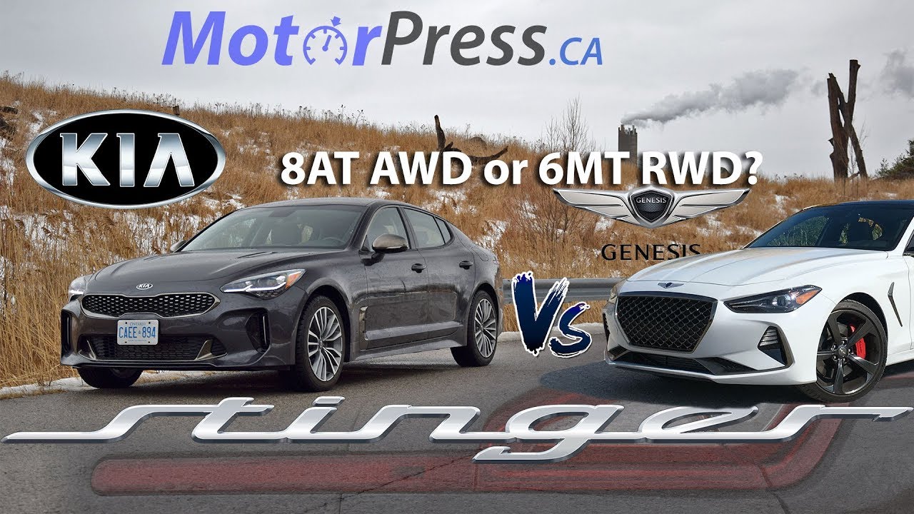 2019 KIA Stinger GT-Line 2.0T AWD Review and Dynamic Comparison Vs ...
