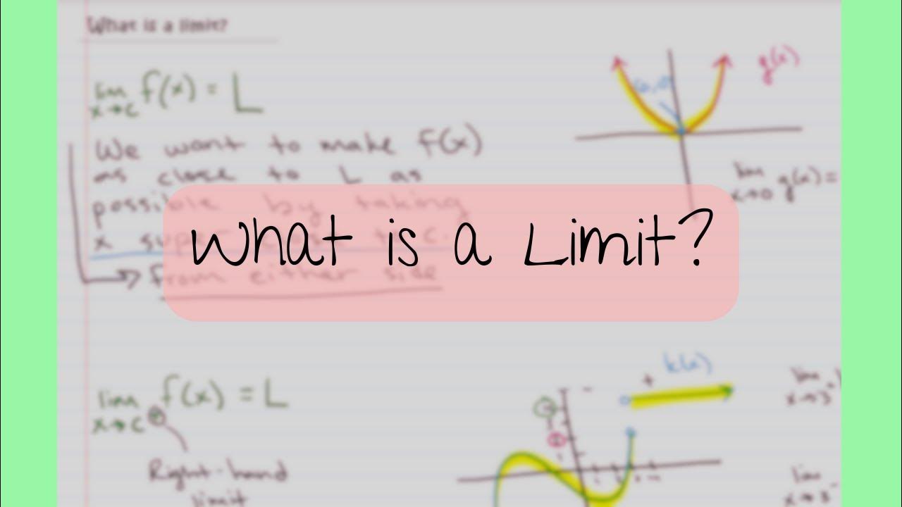 What is a Limit? | Calculus 1 - YouTube