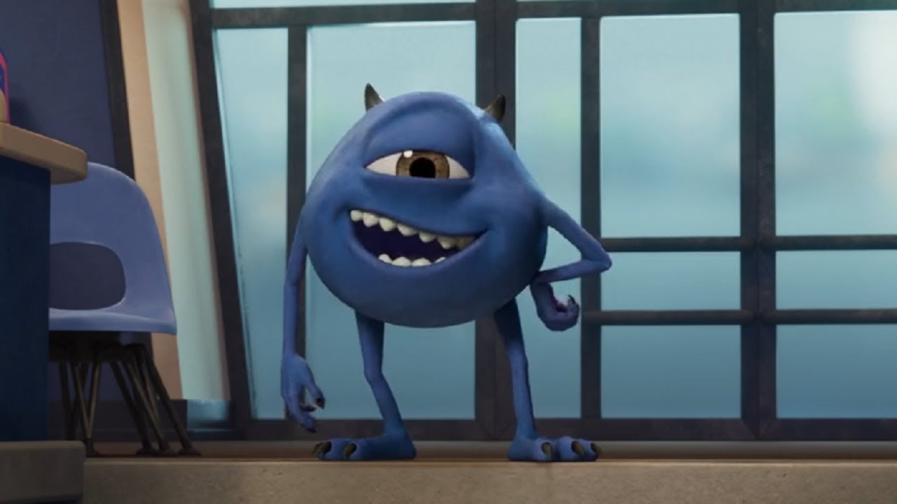 Monsters at Work but its only Blue Mike - YouTube