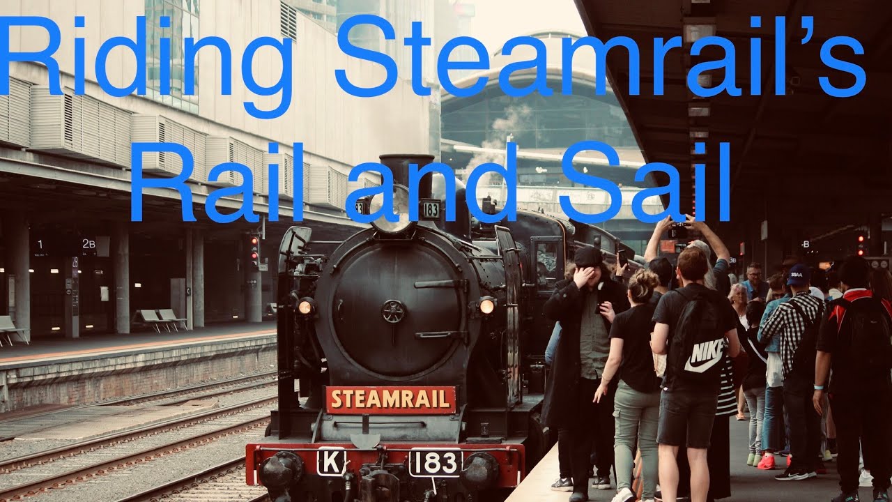 Riding onboard Steamrail Victoria’s Rail and Sail with K183 - YouTube