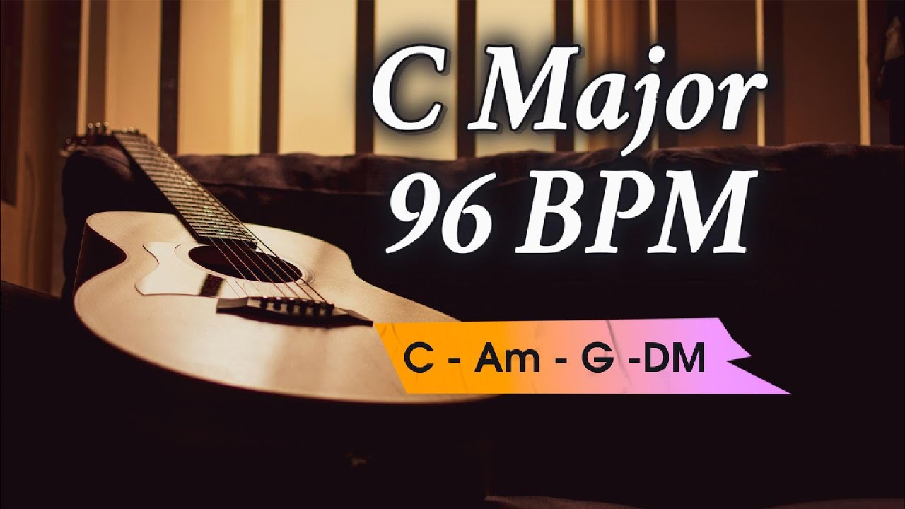 Emotional C Major Rock Guitar Backing Track | 96 BPM - YouTube