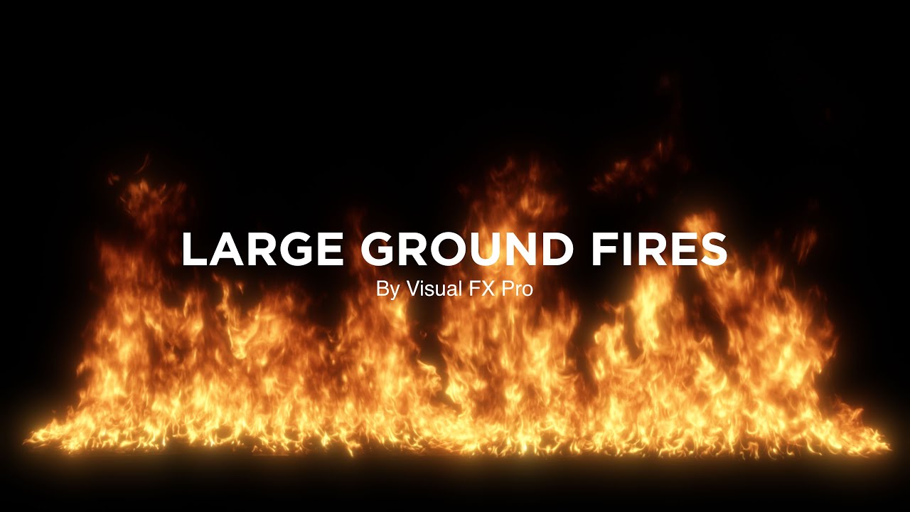 Large Ground Fires - VFX Stock Footage | Visual FX Pro - YouTube