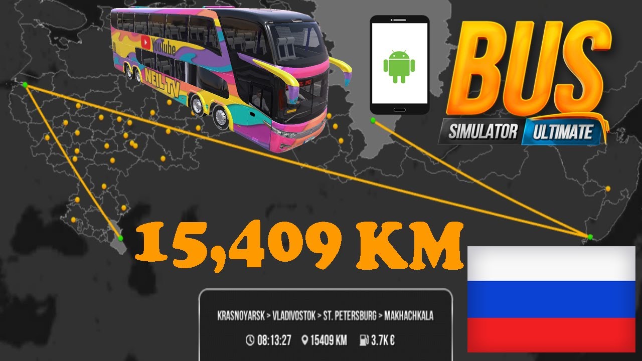THE LONGEST BUS TRIP IN RUSSIA | BUS SIMULATOR ULTIMATE - YouTube