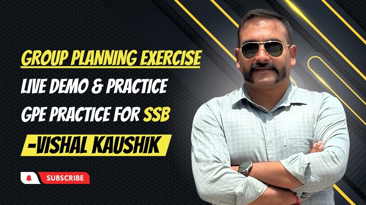 Group Planning Exercise Live Demo & Practice | GPE Practice for SSB ...