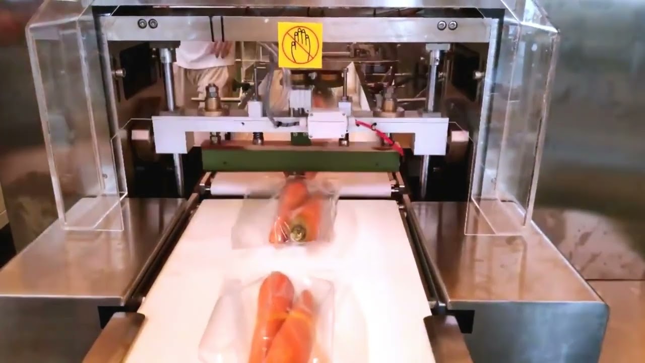 Reciprocating type flow wrapper for fruits vegetable carrot packaging ...