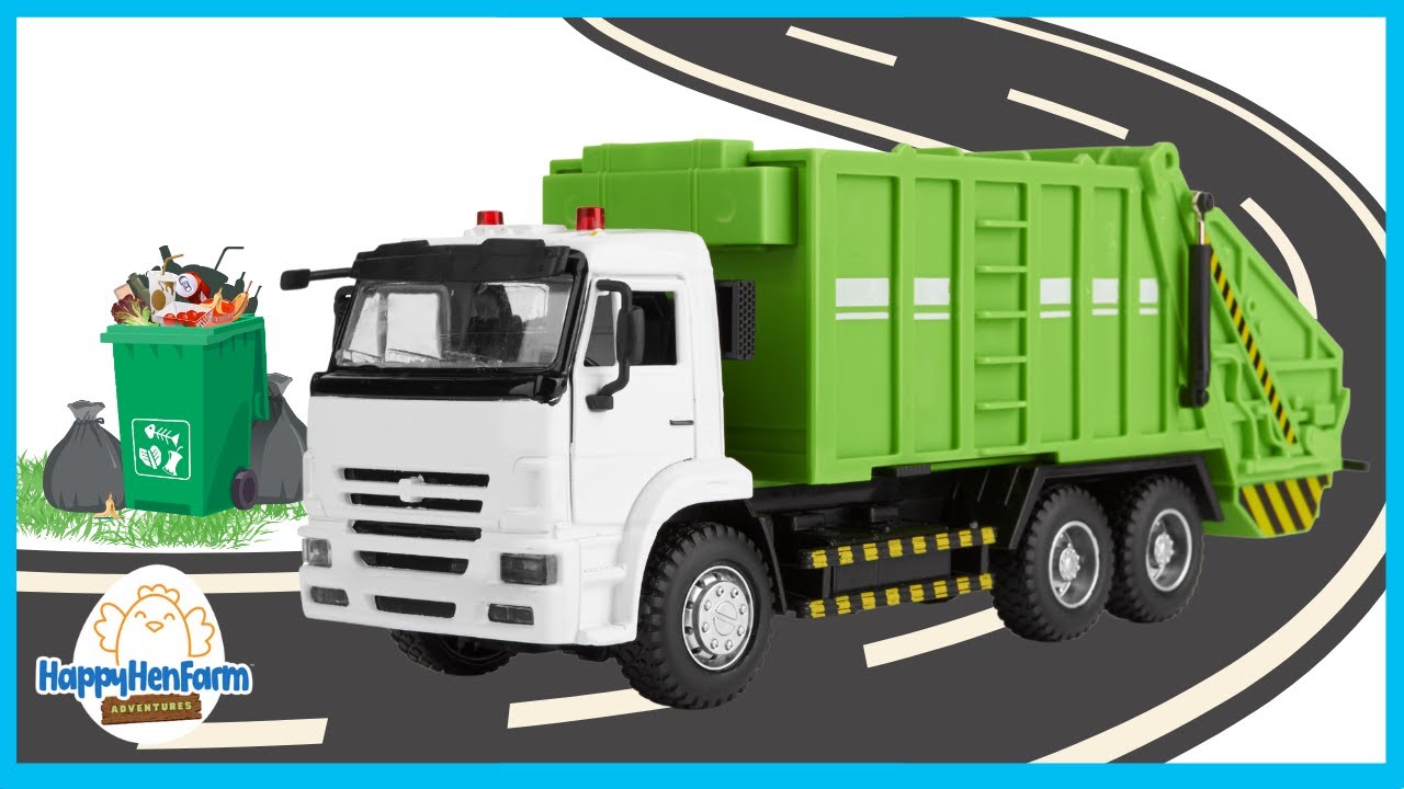 Garbage Trucks For Children | Kids Garbage Truck | Learn About Garbage ...