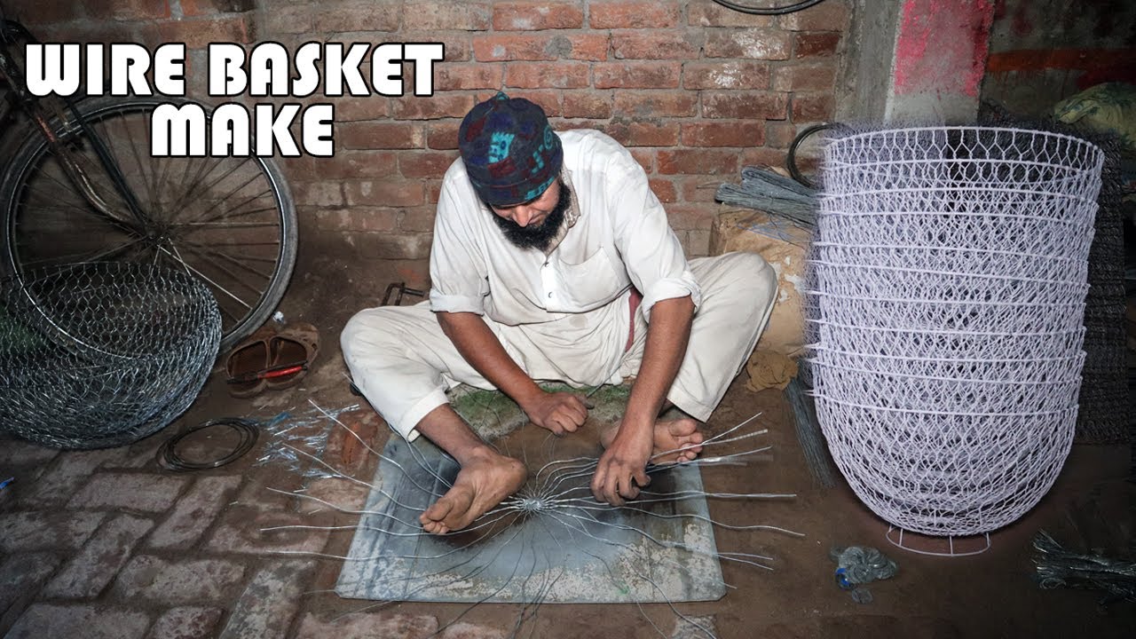 Amazing Skills Of Making Beautiful Wire Baskets || You Can Must See ...