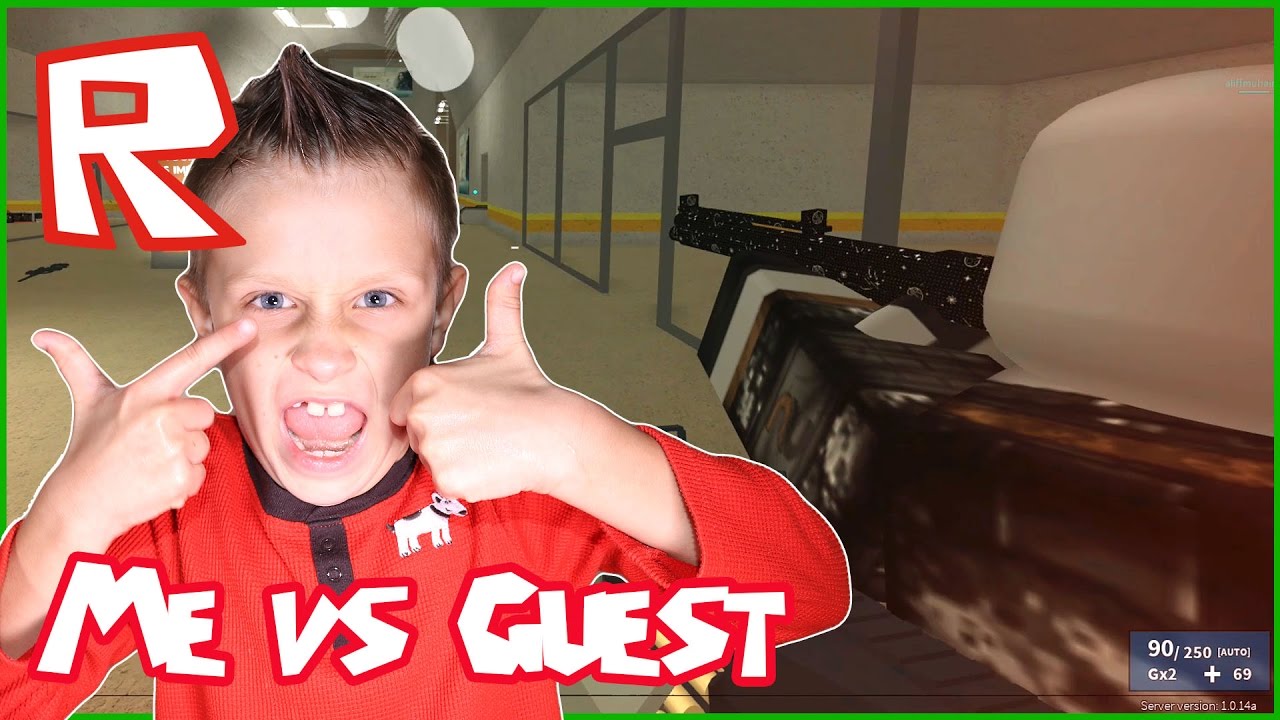 Me VS Guest in Superhero Tycoon and Phantom Forces - YouTube