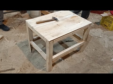 How to make a simple and beautiful stool? Amazing idea of making a ...