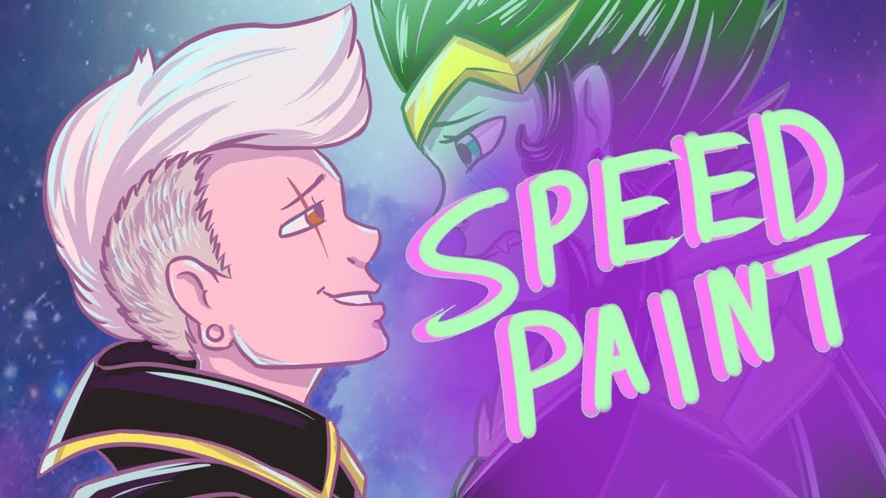 Steven Universe [Speedpaint] Lars x Emerald - YouTube