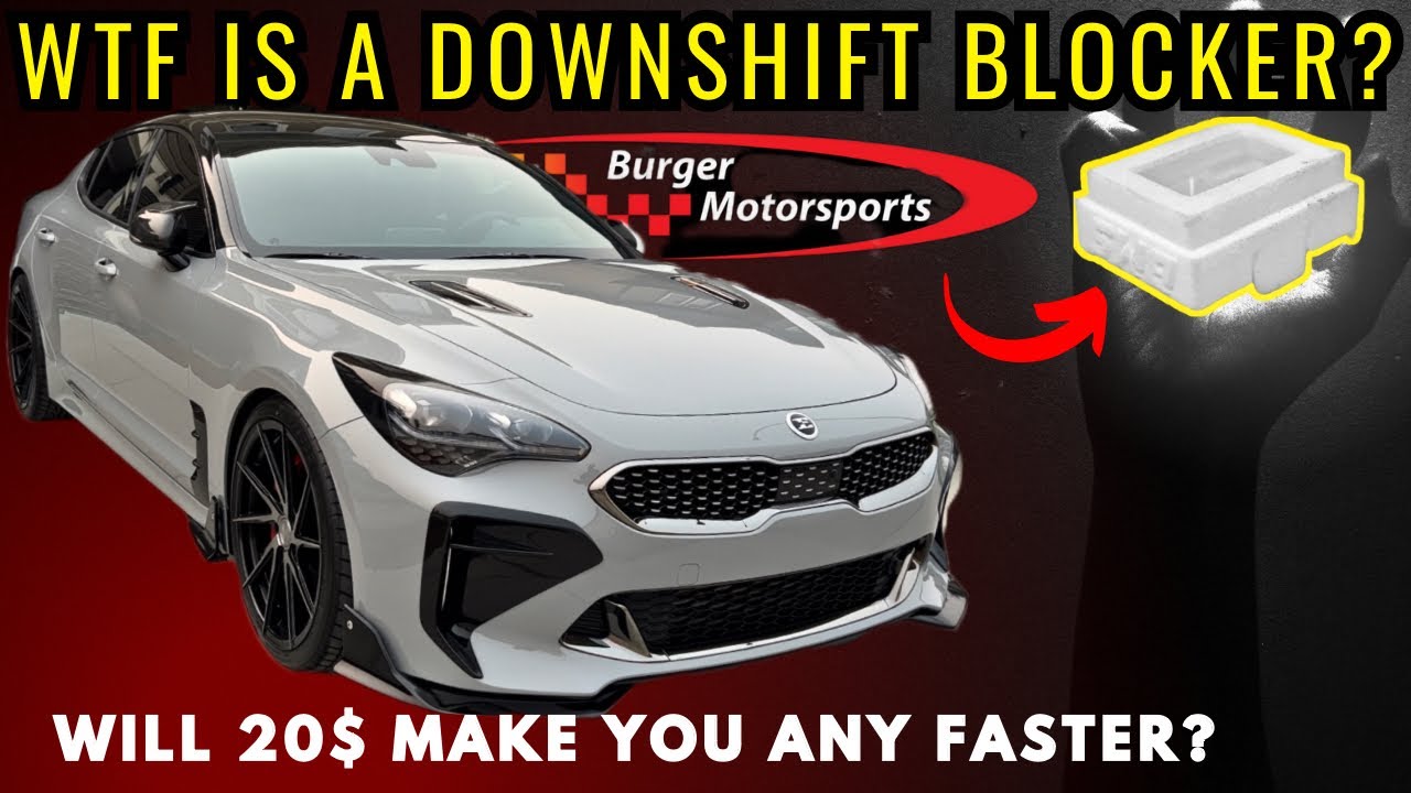 INSTALLING & TESTING Burger Motorsports Downshift Blocker | KIA STINGER ...