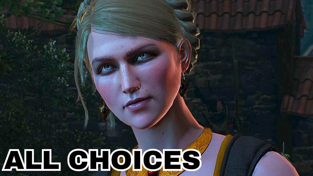 WITCHER 3 Broken Flowers Let Rosa var Attre Win or Don't - YouTube