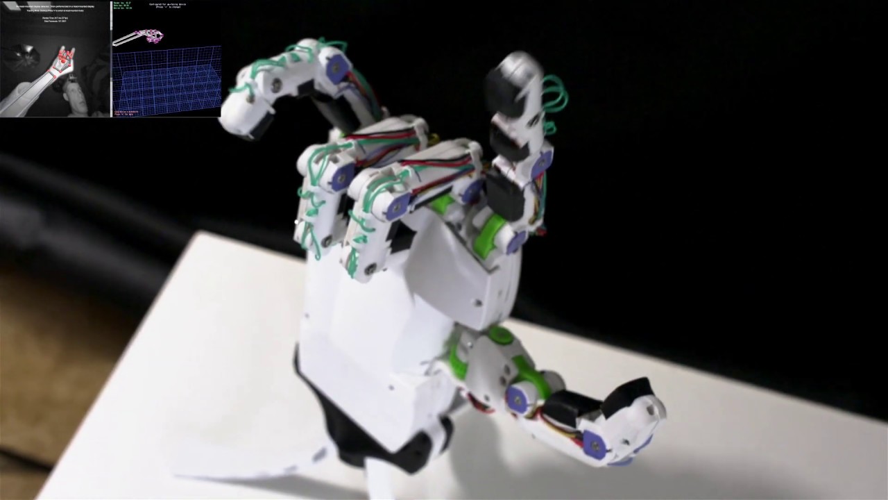 Anthropomorphic gripper by Michał Żądło - motion - YouTube