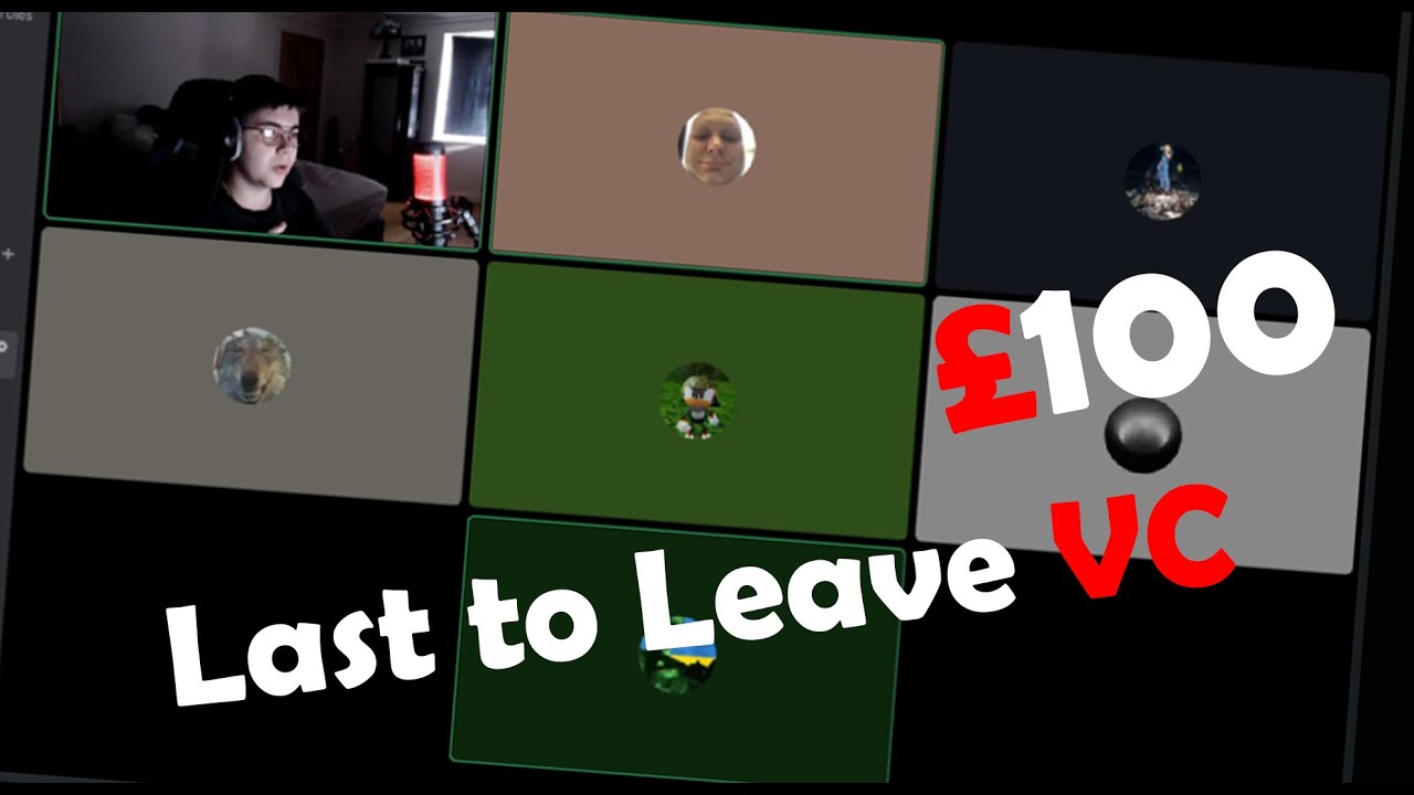 LAST TO LEAVE VC WINS £100 - YouTube
