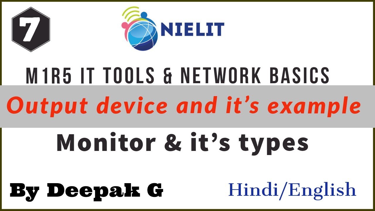 Output Devices of computer | example of output device|| what is Monitor ...