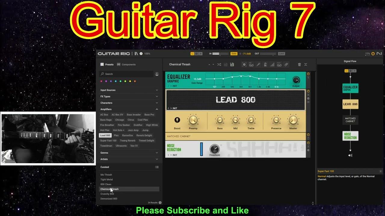 Guitar Rig 7 Marshall Factory Presets - YouTube