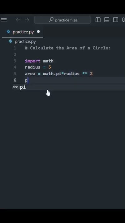 Calculate The Area Of A Circle Python Pythonprogrammingcodinglearnpython