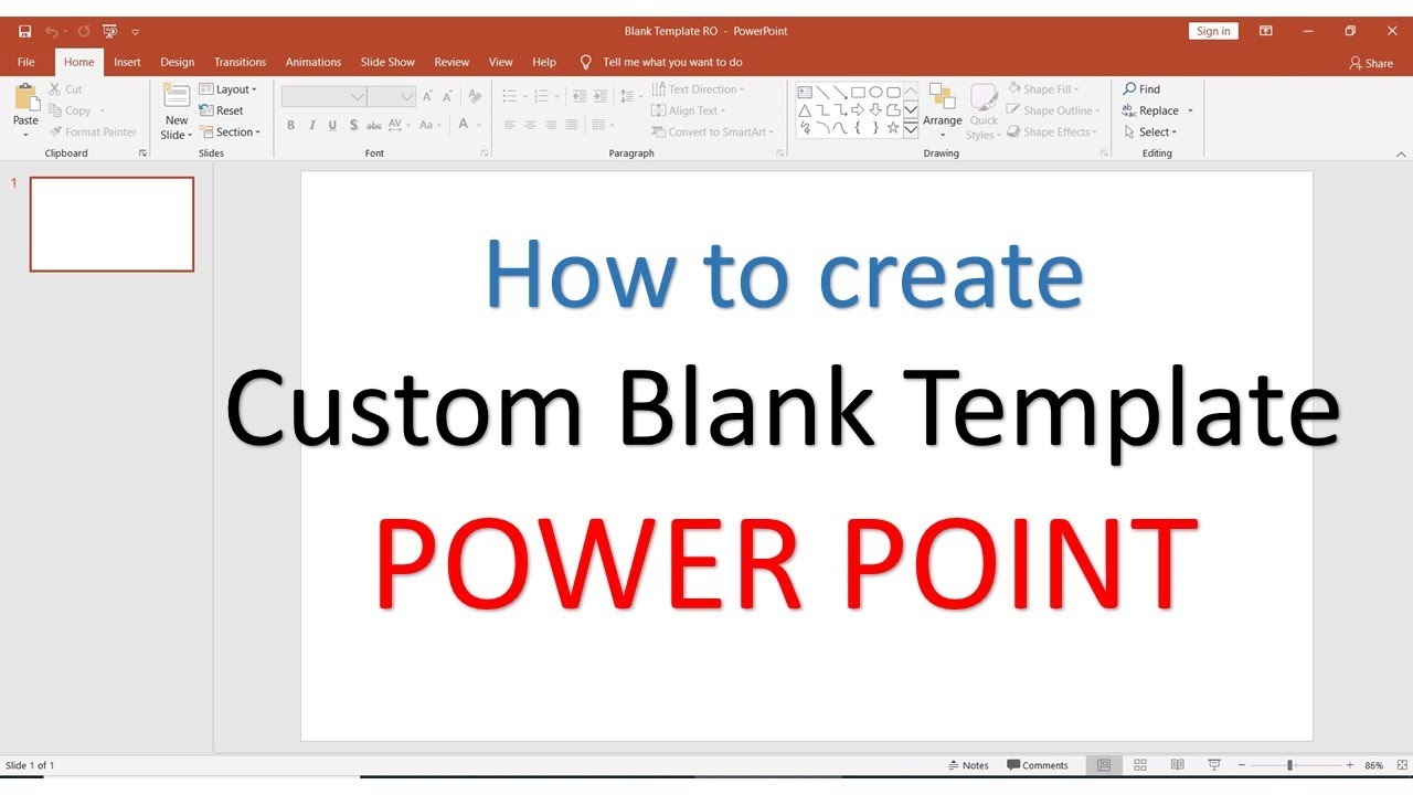 Create custom Template in PowerPoint - YouTube