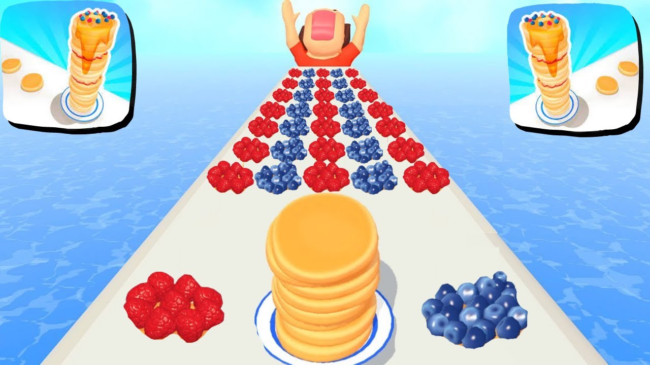 Pancake Run 🏀🟨🔵 Gameplay Walkthrough All Levels Android ,iOS New ...