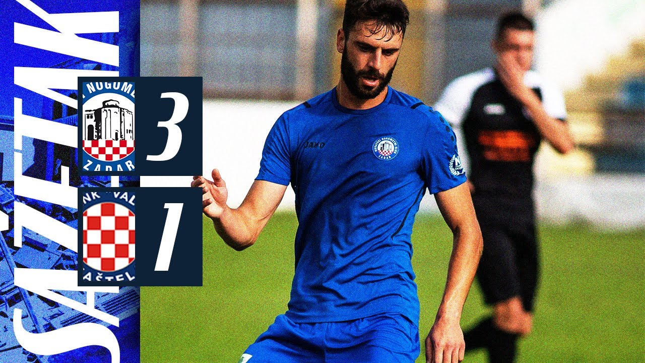 SAŽETAK: 3. kolo HNK Zadar - HNK Val 3:1 - YouTube