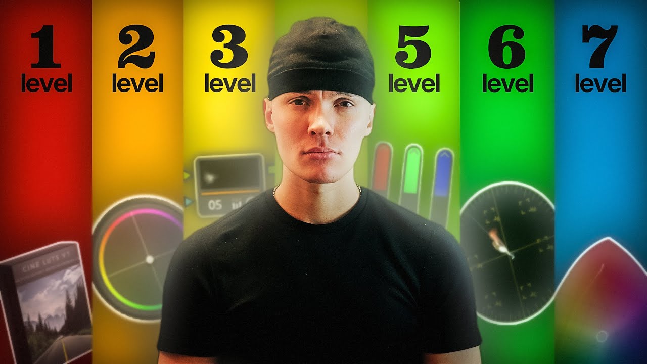 7 Levels of COLOR GRADING🎨 - YouTube