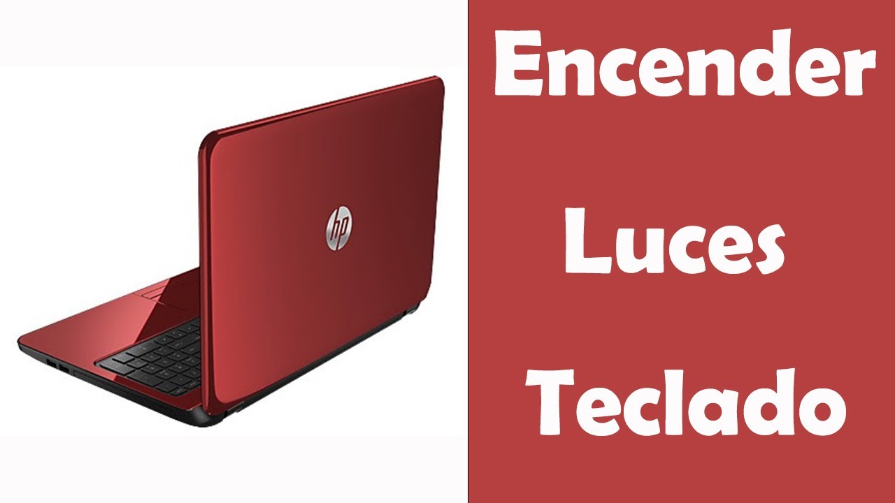Como encender las luces del teclado de mi laptop - YouTube