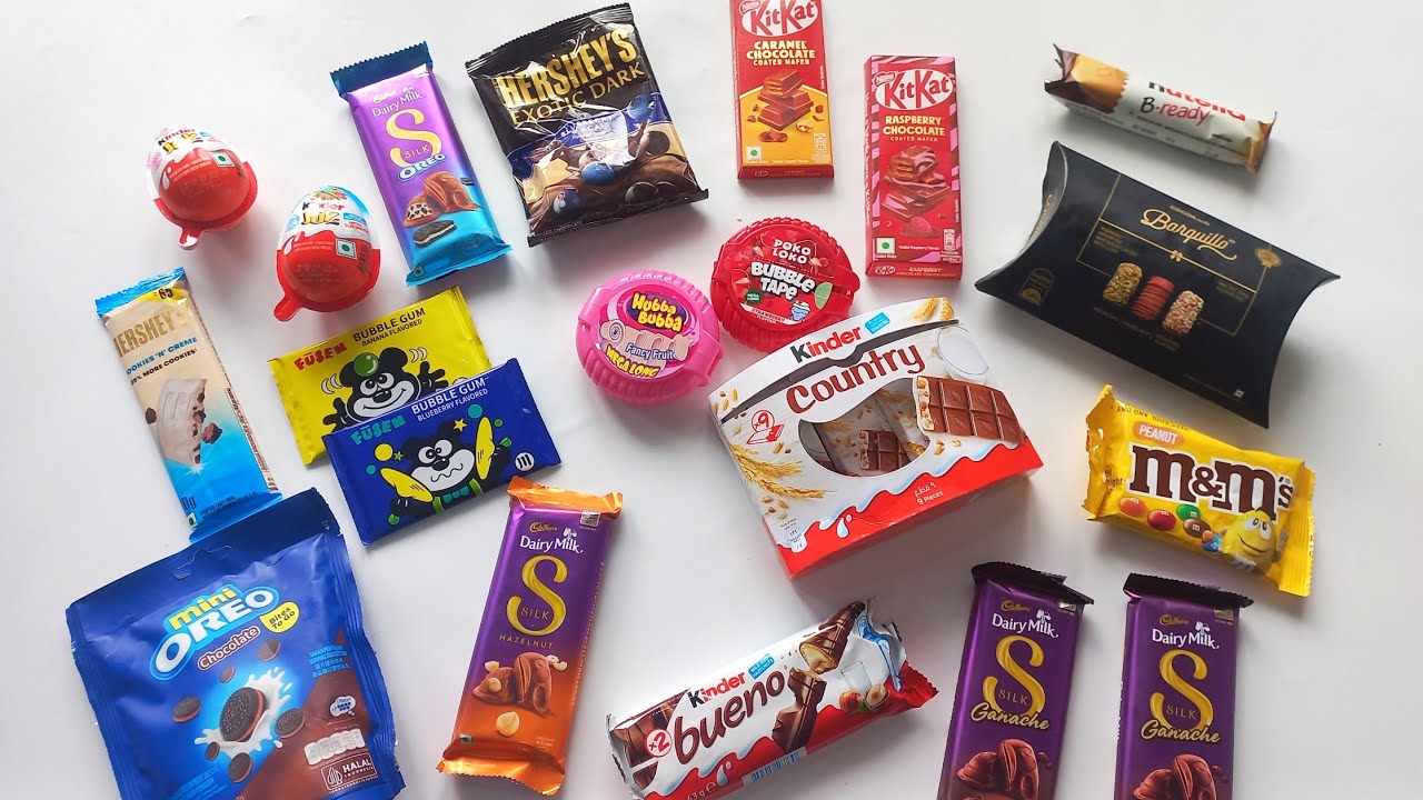 So many chocolates, surprise toys, chocolate opening video, lots of ...