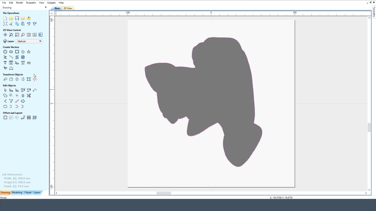 Vectric Aspire draw tools - YouTube