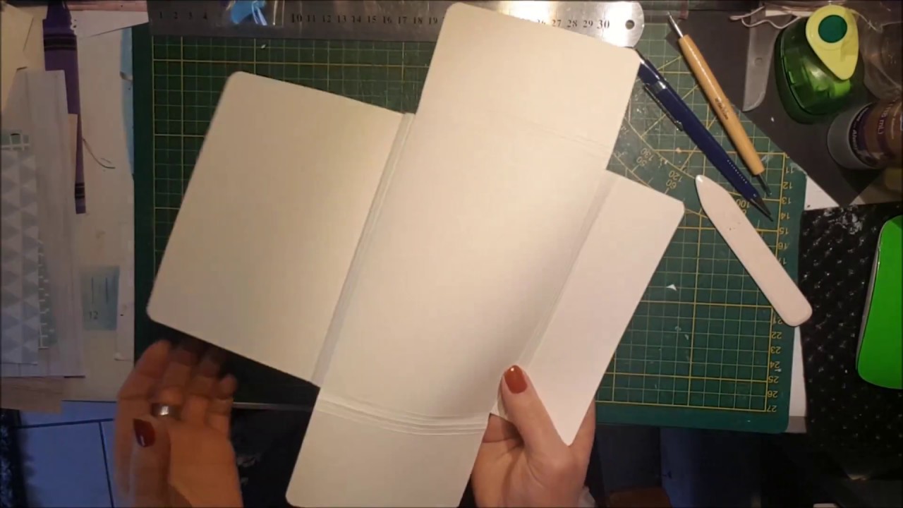 TUTO mini pochette à rabat - YouTube