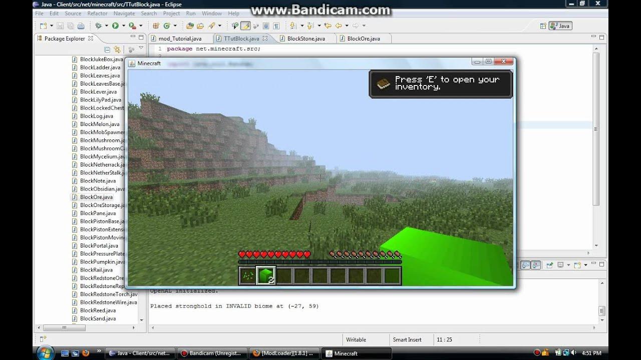 Minecraft Modding Tutorials: Creating Advanced Blocks - YouTube