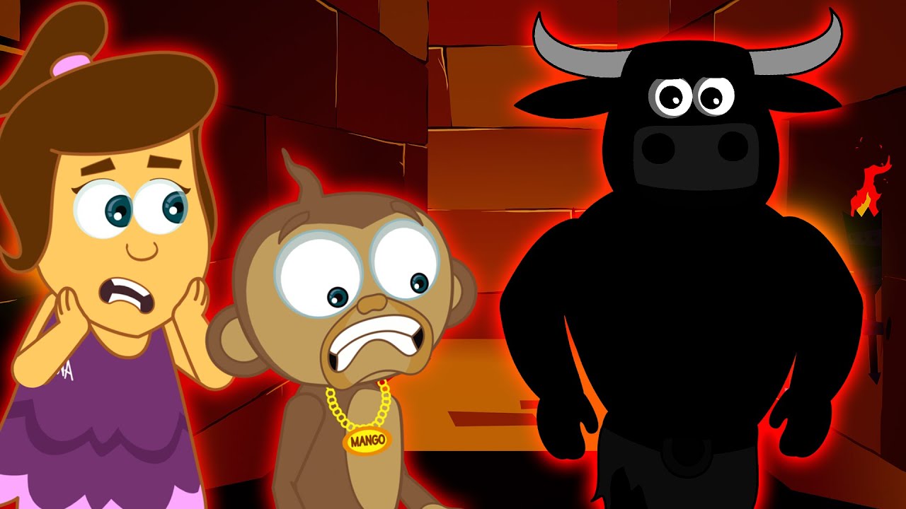 Halloween Cartoons For Kids | Minotaurs Maze | Adventures Of Annie And ...