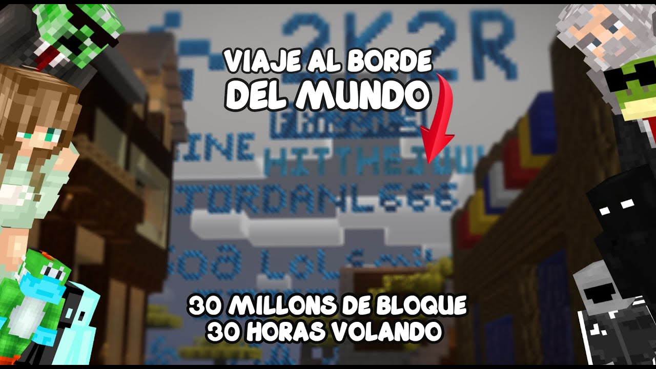 Viaje al Borde del Mundo en 2B2T - Minecraft 2b2t - YouTube